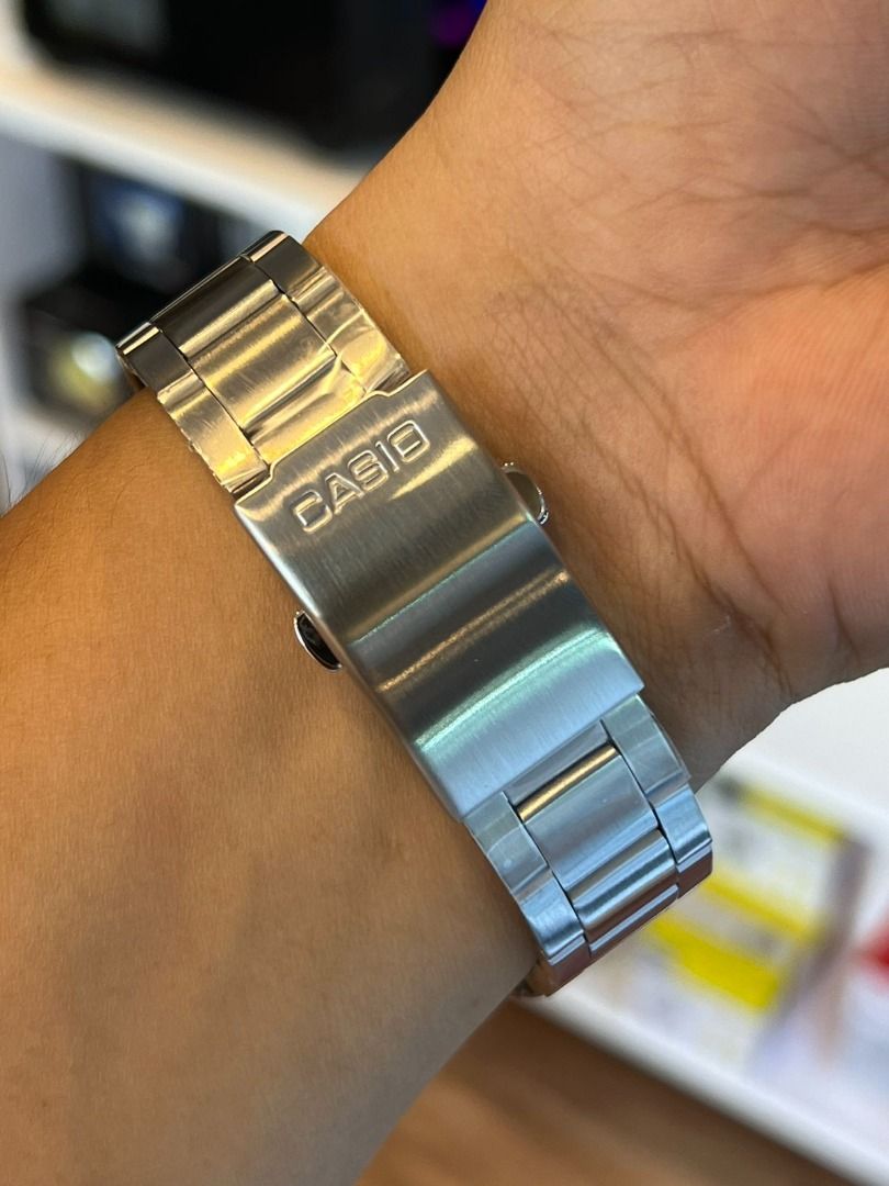 CASIO World Time Digital Stainless Steel Men's Watch AE-1200WHD-7AV ...