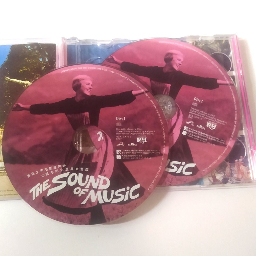 CD The Sound Of Music OST Movie Soundtrack. 2 DISCS IMPORTED 35th ...