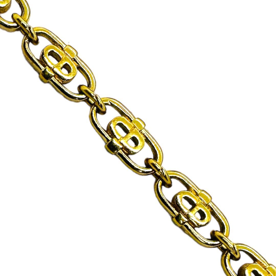 CHRISTIAN DIOR logo motif chain link bracelet, Luxury, Accessories on ...