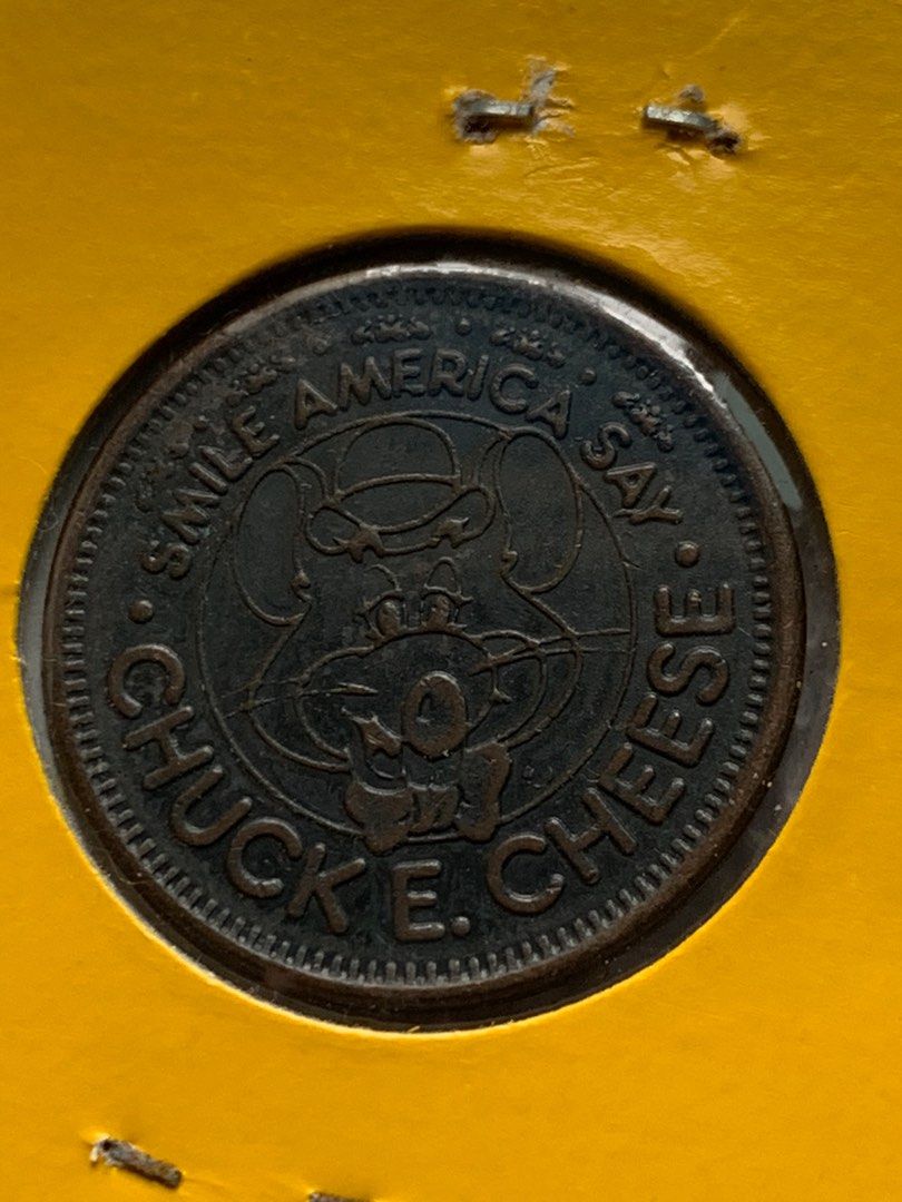 Chuck E Cheese 1984 25c Token, Hobbies & Toys, Memorabilia ...