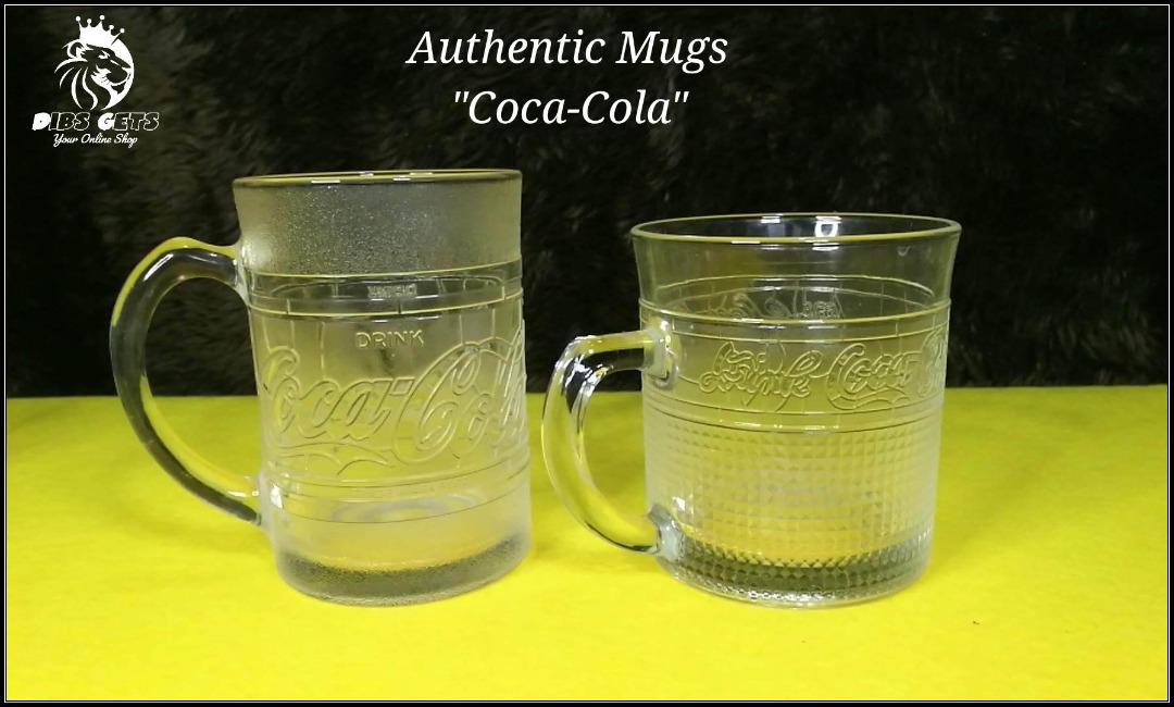 Coca-Cola Authentic Mugs, All set on Carousell