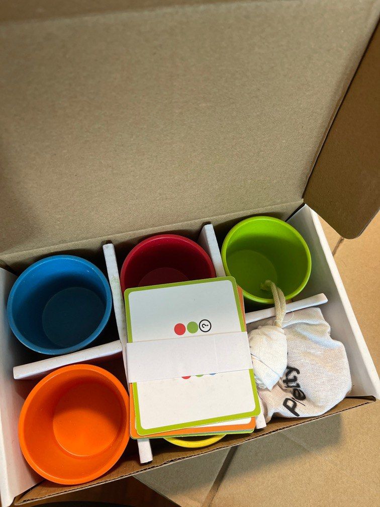 Colour classification cups, Babies & Kids, Infant Playtime on Carousell
