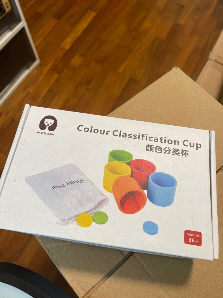 Colour classification cups, Babies & Kids, Infant Playtime on Carousell