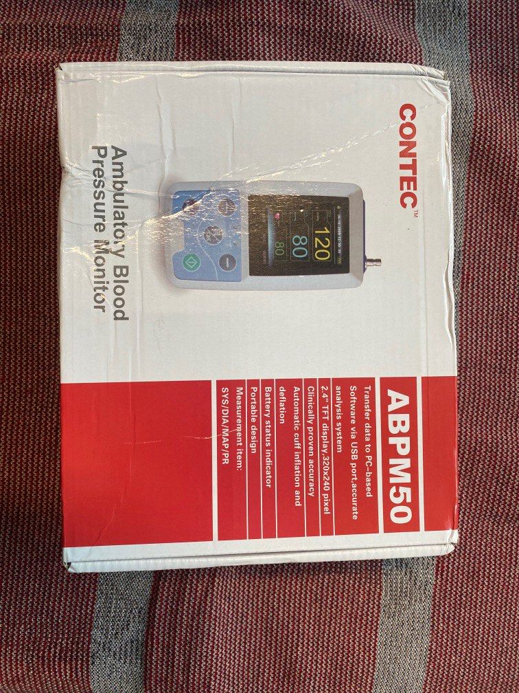 CONTEC ABPM50 - handhold ambulatory blood pressure monitor,, Health ...