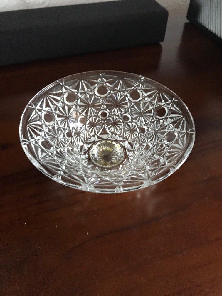 Crystal bowl, Furniture & Home Living, Kitchenware & Tableware ...