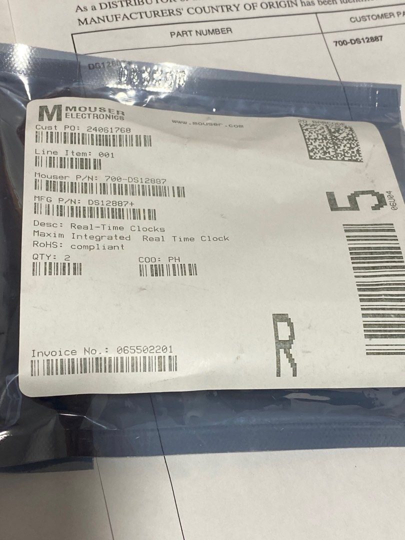 Dallas RTC DS12887+, Audio, Other Audio Equipment on Carousell