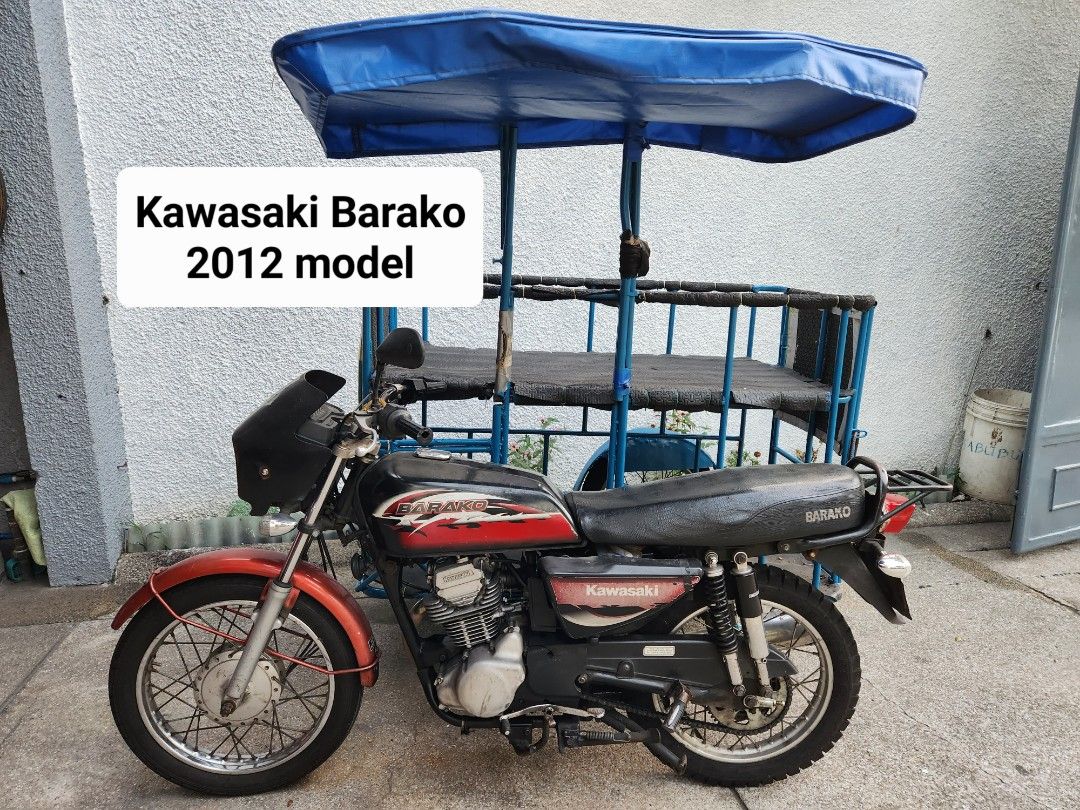 DELIVERY MOTORCYLE KAWASAKI BARAKO FOR SALE WITH SIDE CAR on Carousell