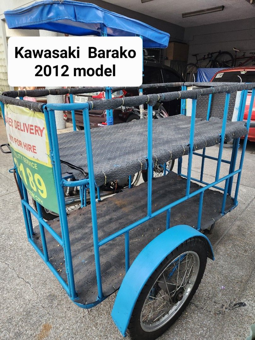 DELIVERY MOTORCYLE KAWASAKI BARAKO FOR SALE WITH SIDE CAR on Carousell