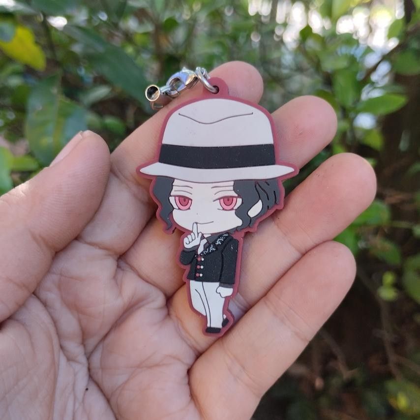 Demon Slayer Muzan Kibutsuji Rubber Keychain, Hobbies & Toys, Toys ...