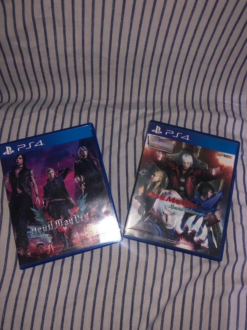 Devil may cry 4 and 5, Video Gaming, Video Games, PlayStation on Carousell
