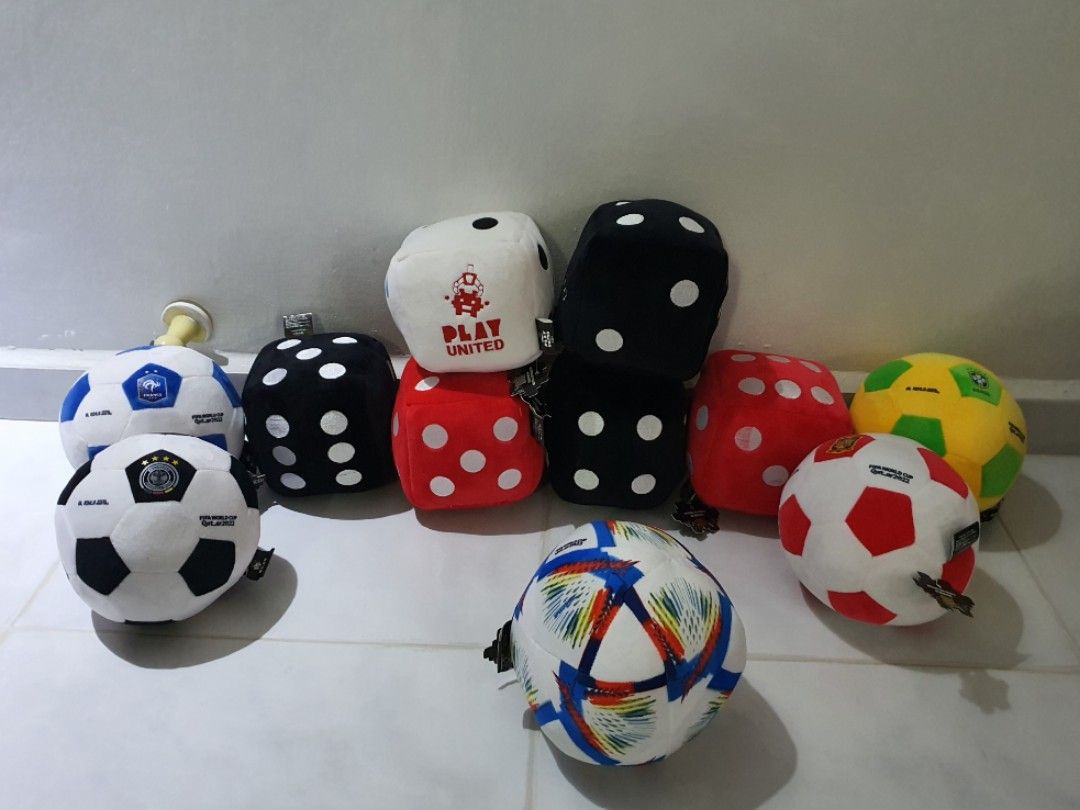 Dice Plush (for Mahjong, Monopoly, games etc.), Hobbies & Toys, Toys ...