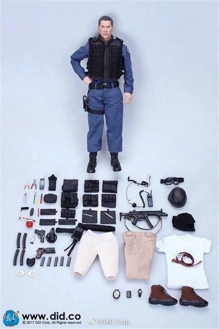 DID MA1003 1/6 LAPD SWAT '90s Kenny Speed Los Angeles Police 12 inch Collectible Action Figure ...