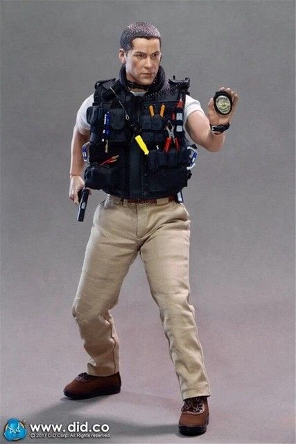DID MA1003 1/6 LAPD SWAT '90s Kenny Speed Los Angeles Police 12 inch Collectible Action Figure ...
