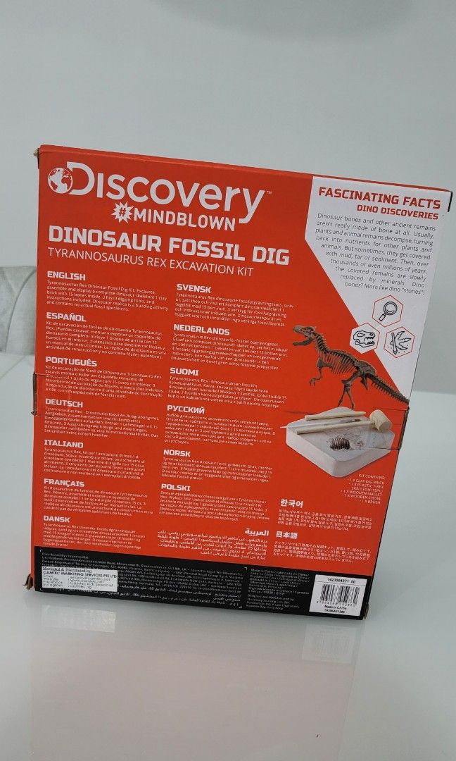 Discover dinosaur fossil dig, Hobbies & Toys, Toys & Games on Carousell