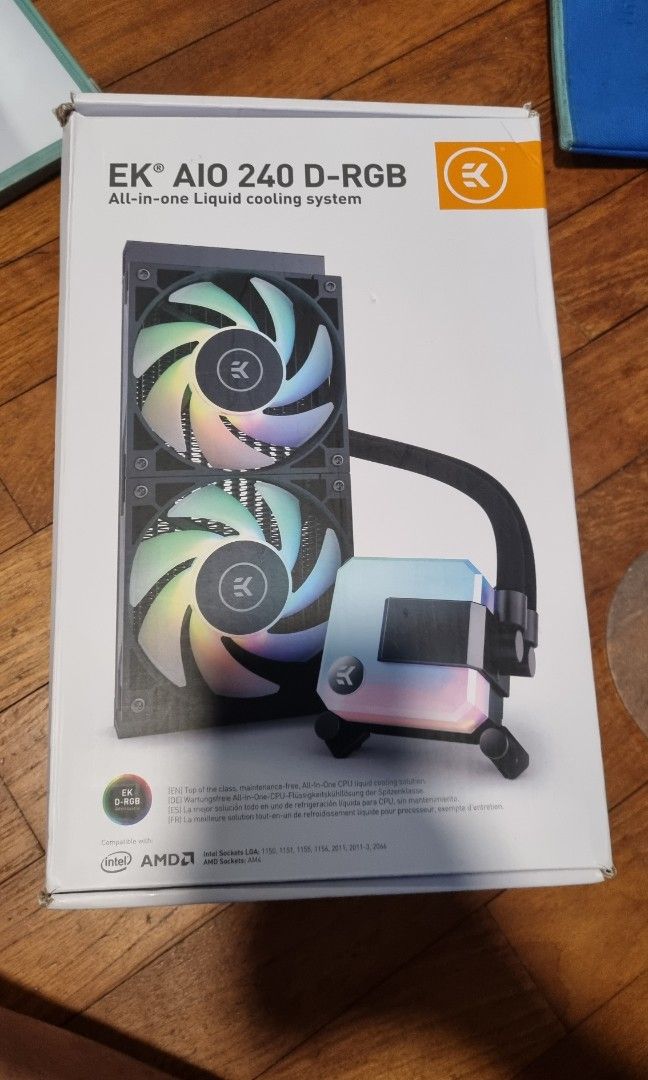 EK-AIO 240mm watercooling system, Computers & Tech, Parts & Accessories ...