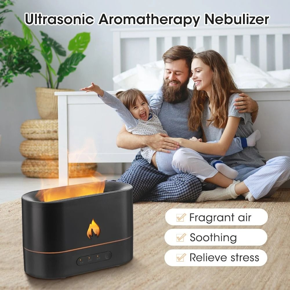 Essential Oil Diffuser With Flame Aroma Diffusers, TV & Home Appliances ...