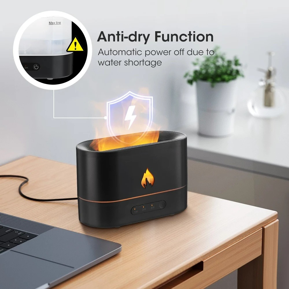 Essential Oil Diffuser With Flame Aroma Diffusers, TV & Home Appliances ...