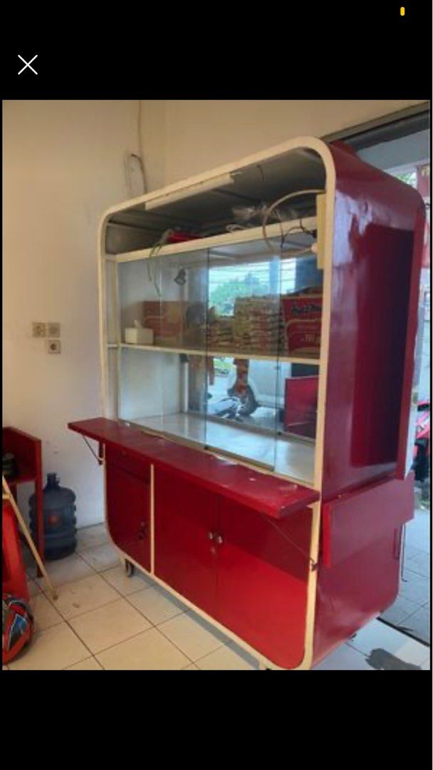 Etalase Gerobak Makanan Kaca Led, Toys & Collectibles, Lainnya di Carousell