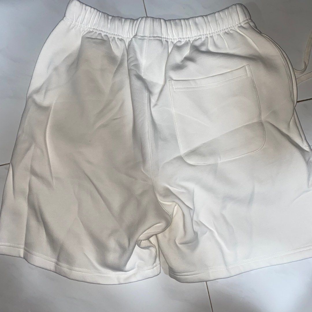Fear Of God Essentials white shorts, Men's Fashion, Bottoms, Shorts on ...