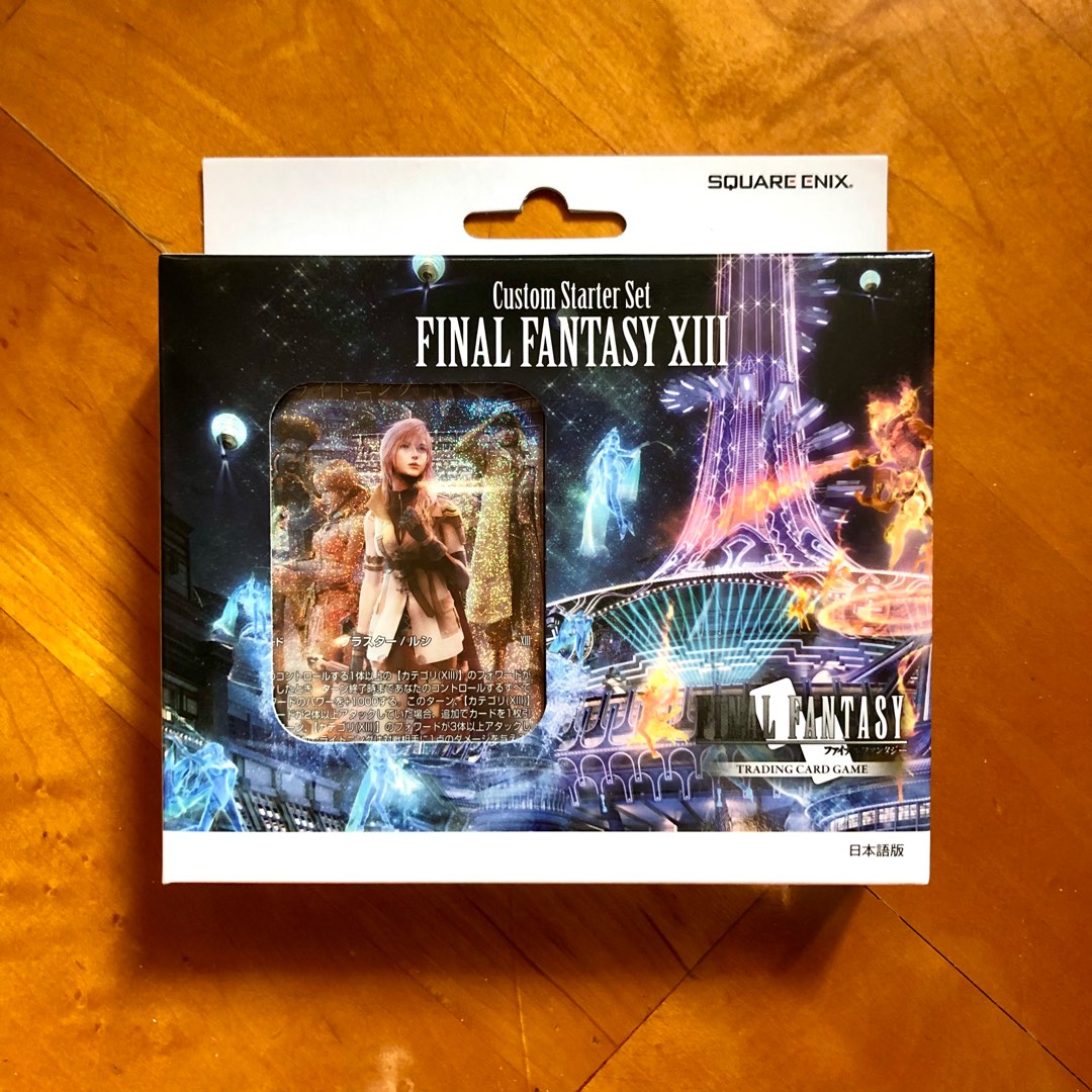 [FFTCG] 現貨 日本語版 Final Fantasy TCG Trading Card Game Custom Starter Set - Final Fantasy XIII FF13 ...