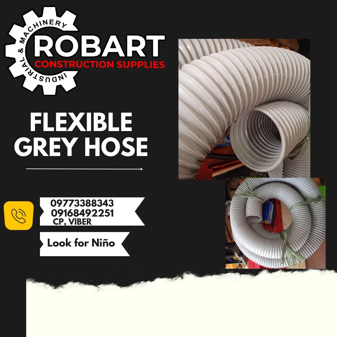 FLEXIBLE GREY HOSE, Commercial & Industrial, Construction Tools ...