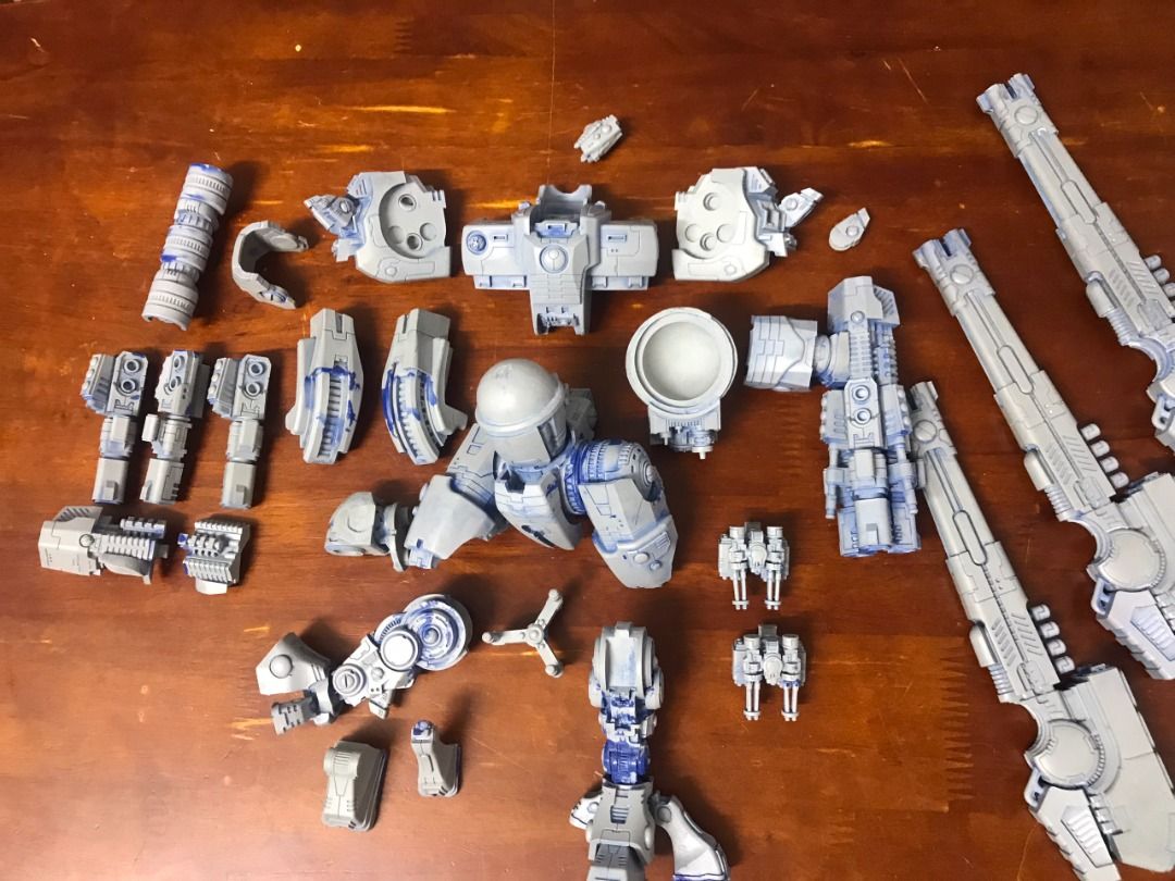 Warhammer 40k Forge World KX139 Ta'unar Supremacy Armour, Hobbies ...