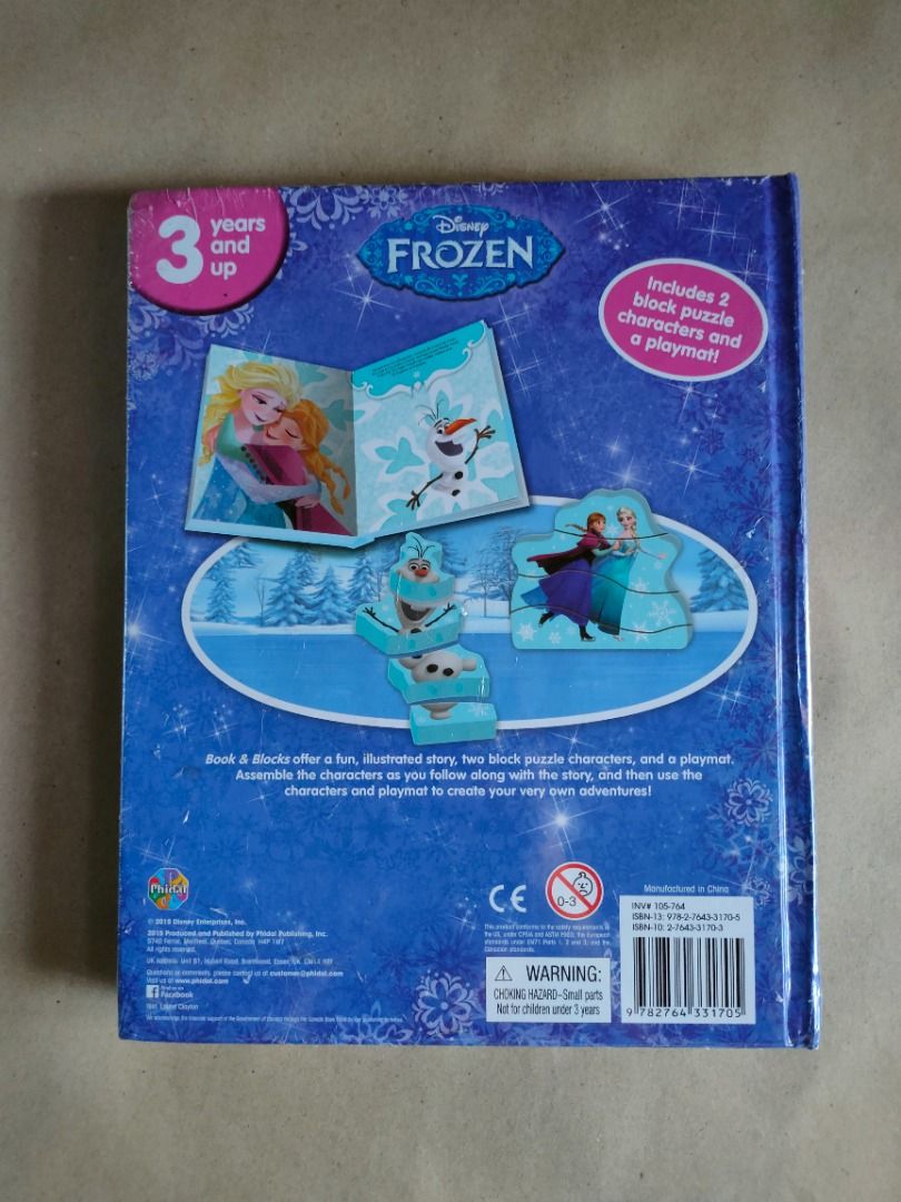 Frozen Books and Blocks, Hobbies & Toys, Books & Magazines, Children's ...