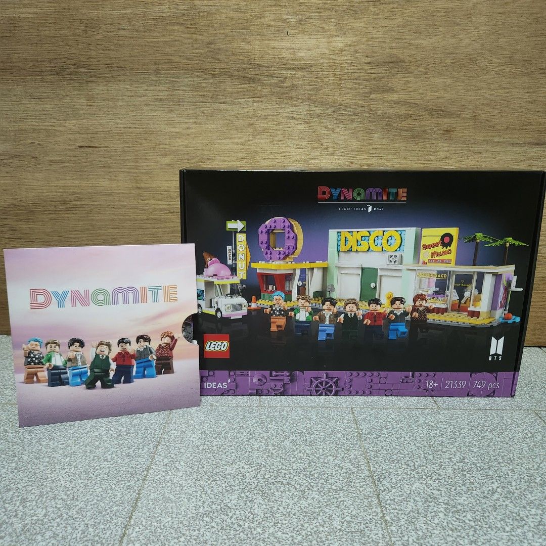 [FULL SET] LEGO BTS DYNAMITE [21339] WITH FREE GIFT, Hobbies & Toys ...