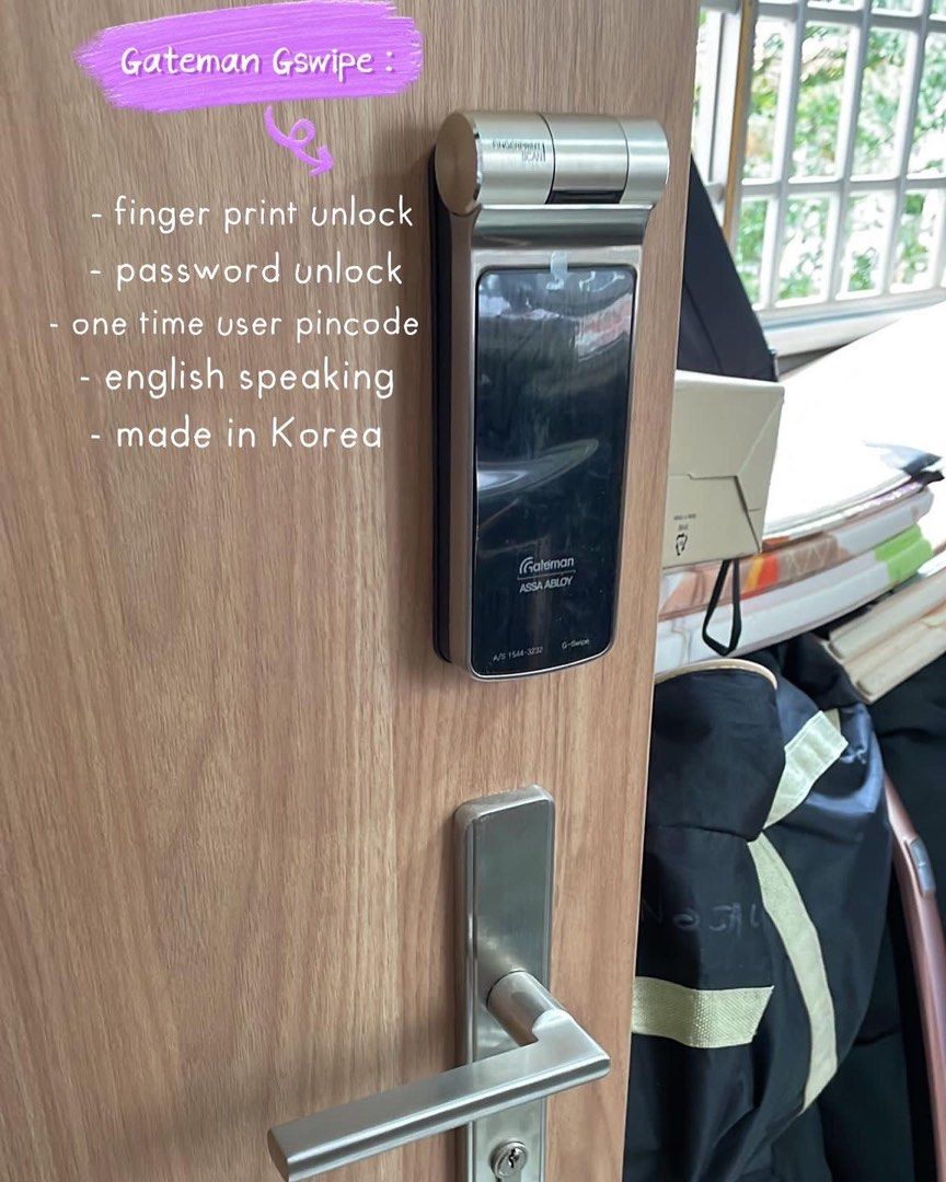 Gateman G swipe and SP33 Matt Dual digital lock bundle , Furniture ...