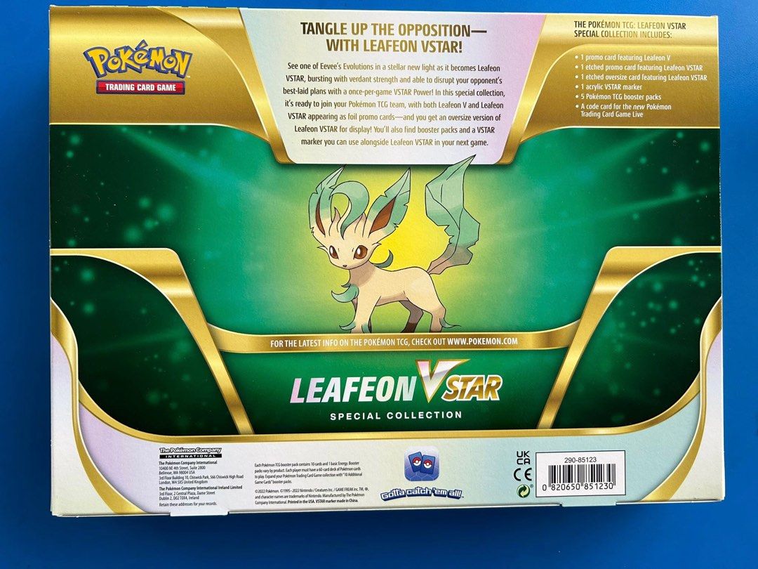 Glaceon Leafeon VStar Box, Hobbies & Toys, Toys & Games on Carousell