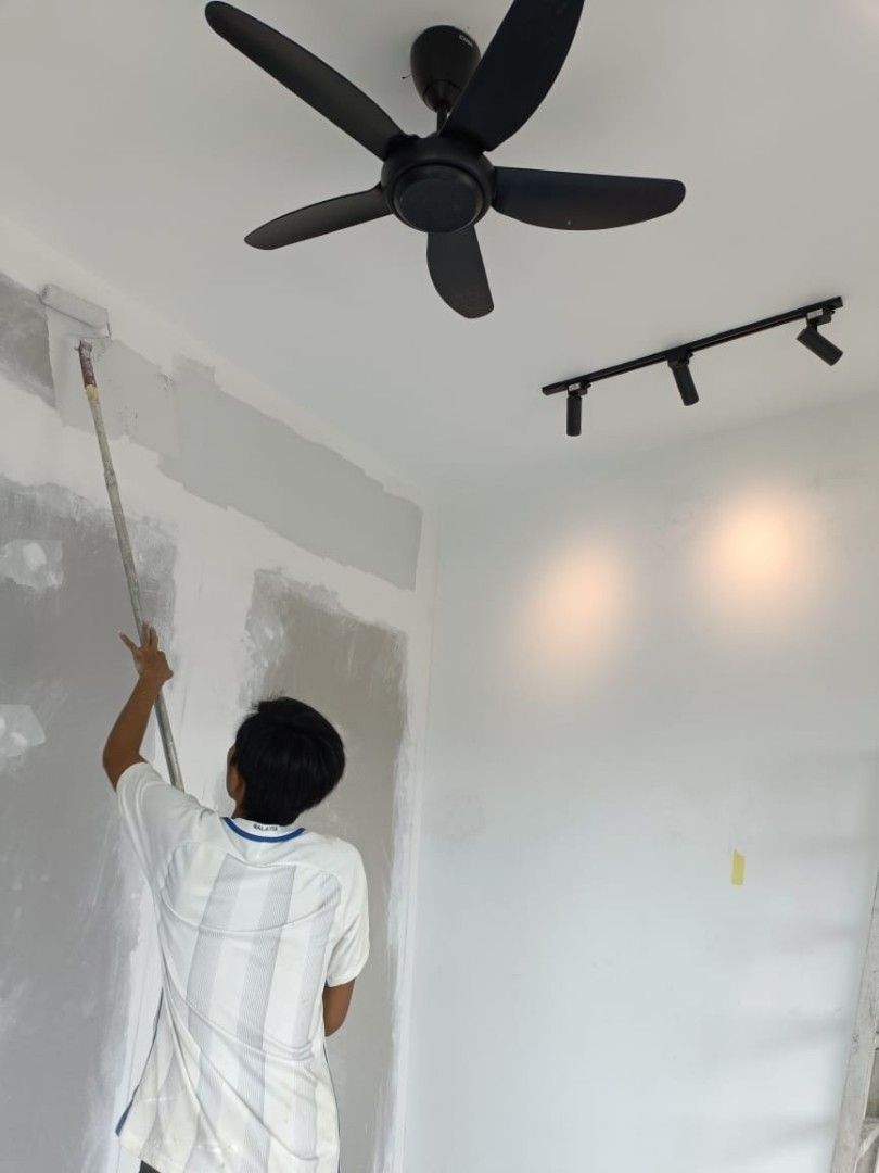 Hacking conceal Renovation PLASTER CEILING PAINTING WALL PARTITION ...