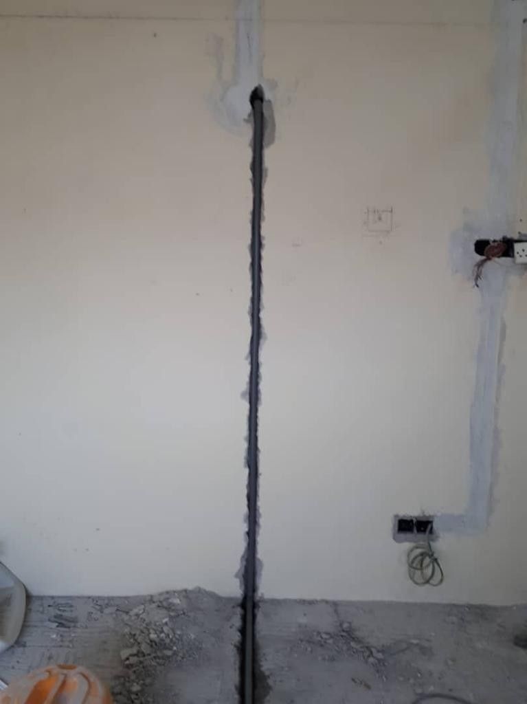 Hacking conceal Renovation PLASTER CEILING PAINTING WALL PARTITION ...