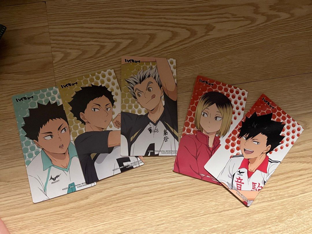 haikyuu character cards original, Buku & Alat Tulis, Komik dan Manga di ...