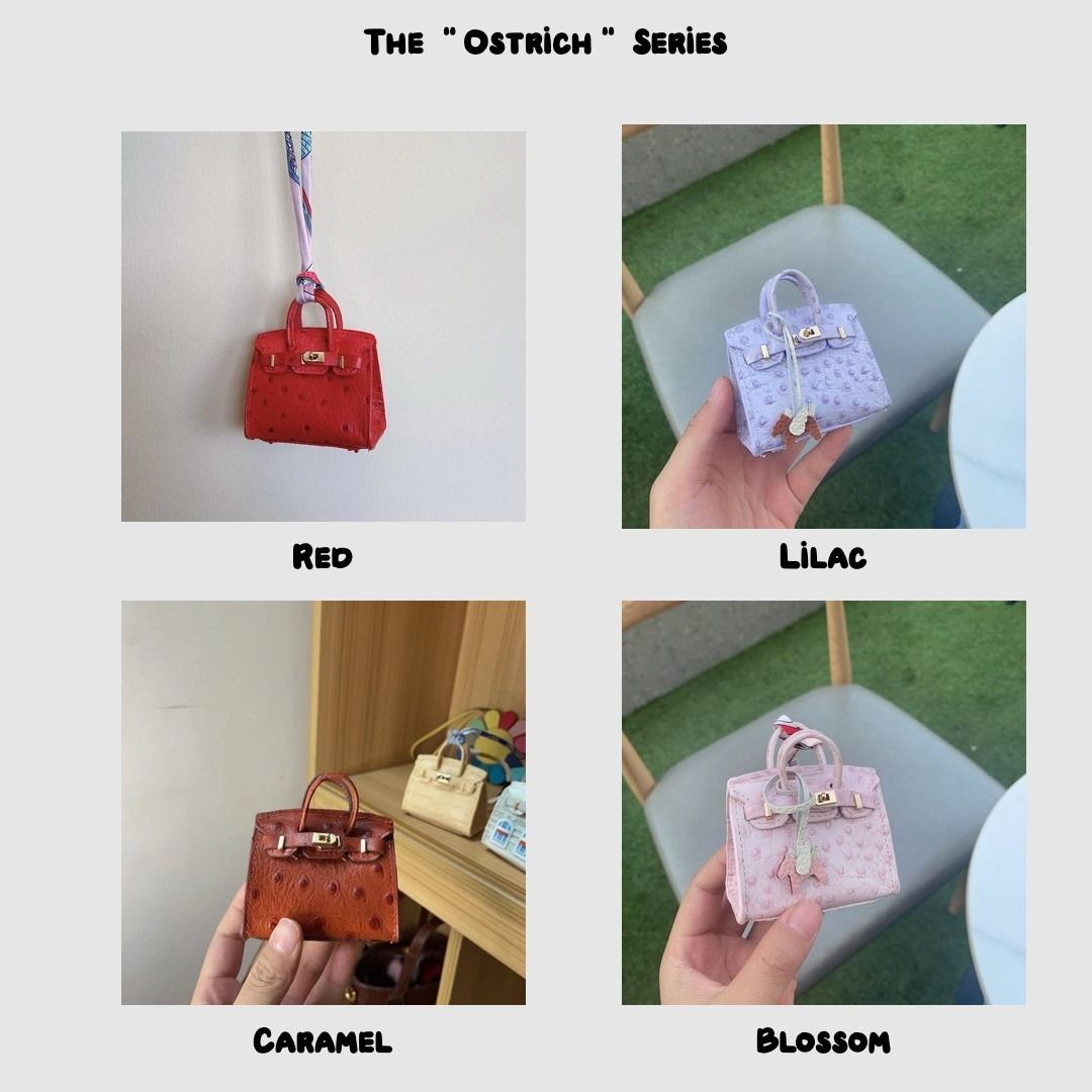 Handmade Mini Birkin Charm, Luxury, Accessories on Carousell