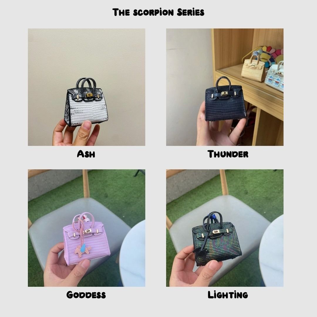 Handmade Mini Birkin Charm, Luxury, Accessories on Carousell