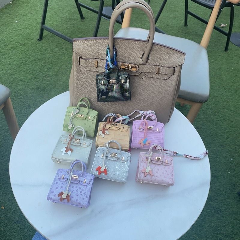 Handmade Mini Birkin Charm, Luxury, Accessories on Carousell
