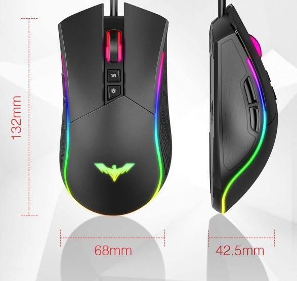 HAVIT MS733 RGB Programmable Gaming Mouse, Computers & Tech, Parts ... HAVIT MS733 RGB Programmable Gaming Mouse, Computers & Tech, Parts ...