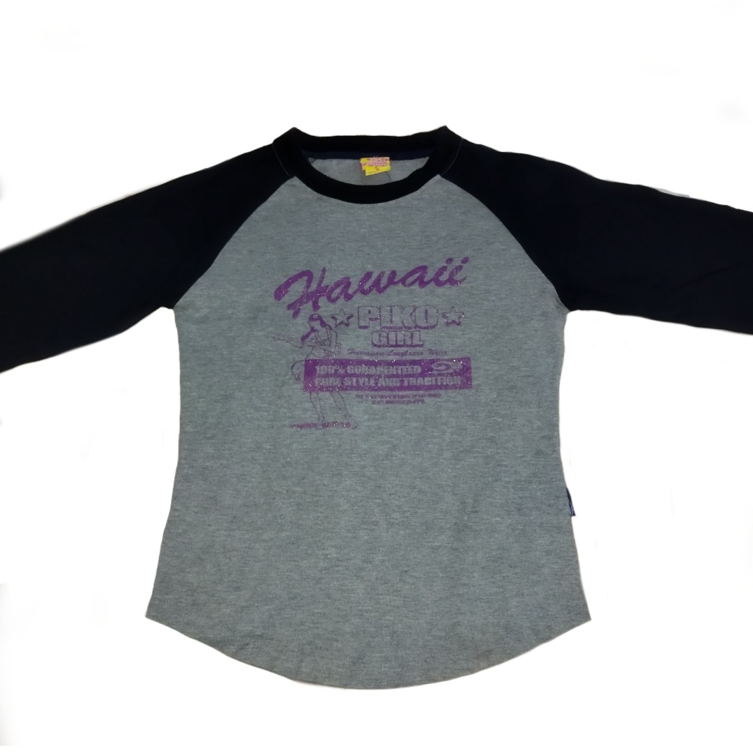 Hawaii tee piko girl long sleeve t-shirt girl piko hawaiian FLASH SALE ...