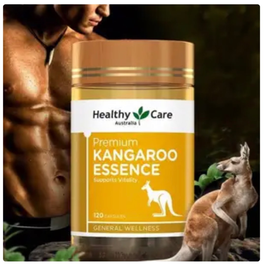 現貨 澳洲Healthy Care Premium Kangaroo Essence 6000mg｜男士活力配方｜HC 袋鼠精華膠囊 ...