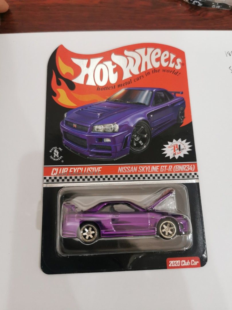 Hot Wheels Rlc Nissan Skyline GT-R R34, Hobbies & Toys, Toys & Games on ...