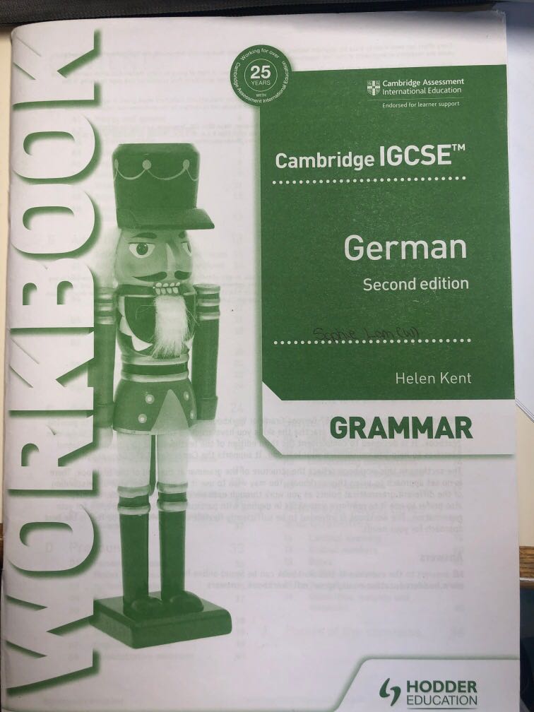 Igcse German grammar workbook, 興趣及遊戲, 書本 & 文具, 教科書 - Carousell