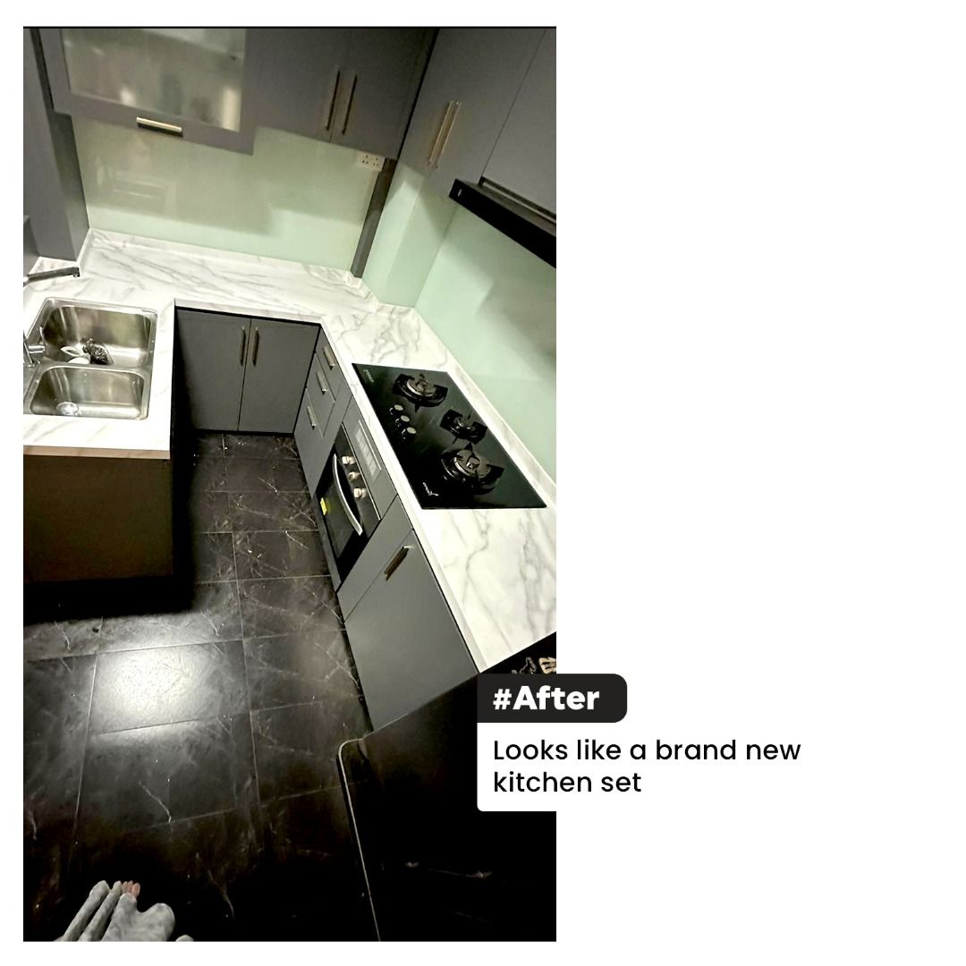 INFEEL KOREA Kitchen Tabletop Laminate / Kitchen Set Laminate ...