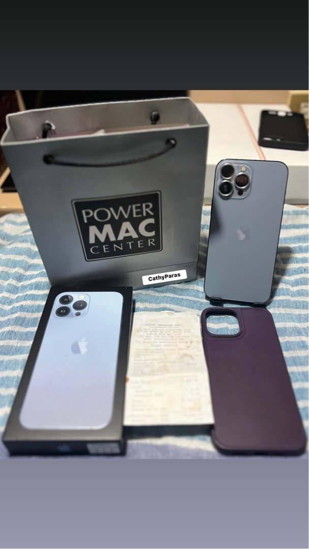 IPhone 13 ProMax (128GB/Sierra Blue/Globelocked) Open for swap to lower ...