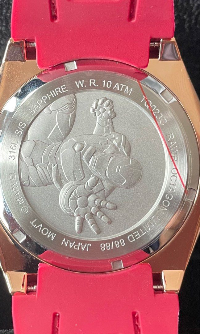 Iron man Tomaz marvel collection watch, Luxury, Watches on Carousell