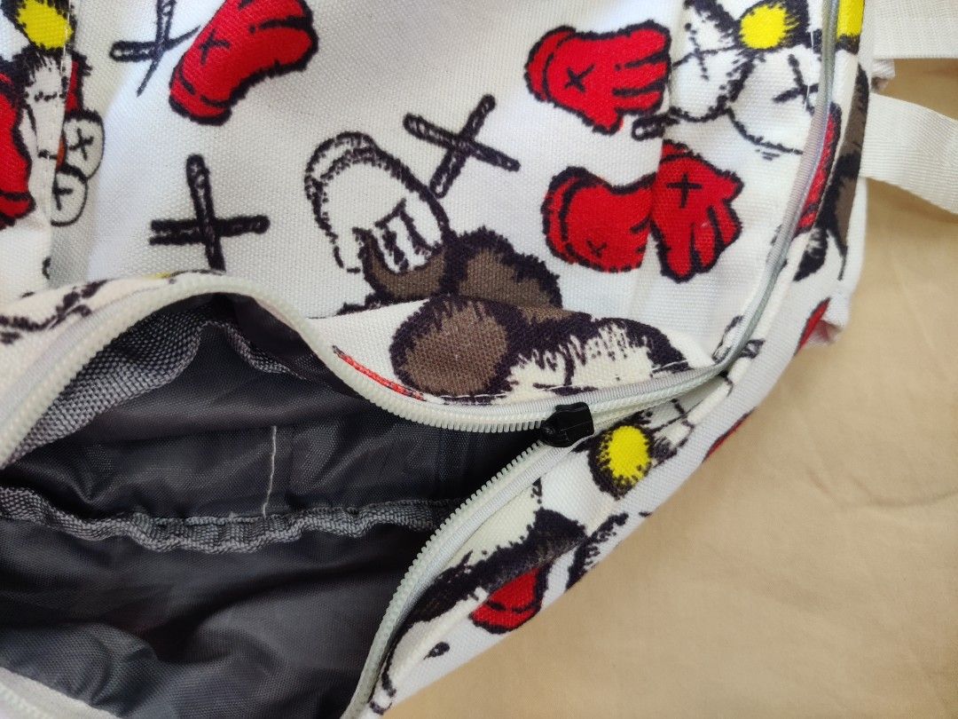 Kaws backpack white with Flaw, Women's Fashion, Bags & Wallets ...