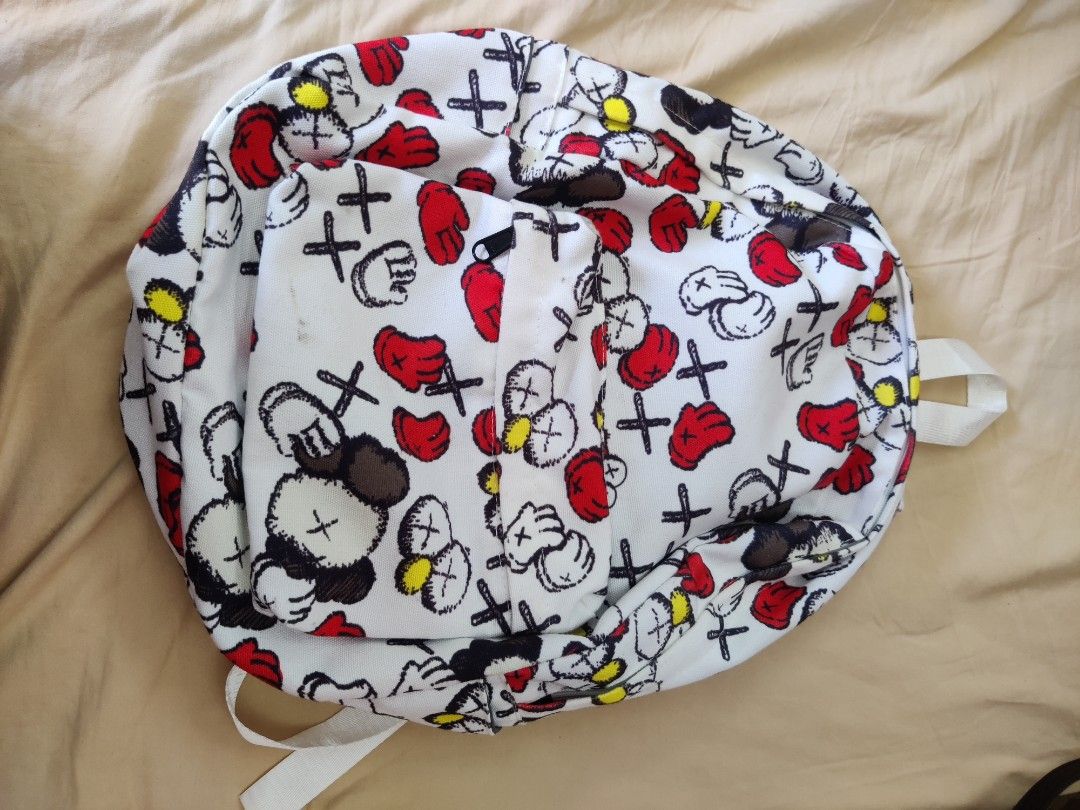 Kaws backpack white with Flaw, Women's Fashion, Bags & Wallets ...