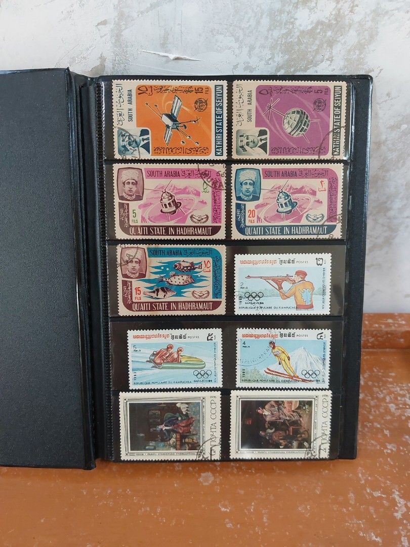 Album Perangko Filateli (kumpulan/koleksi perangko berbagai negara ...