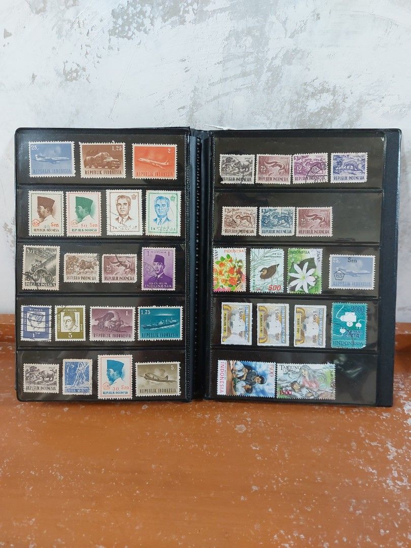 Album Perangko Filateli (kumpulan/koleksi perangko berbagai negara ...