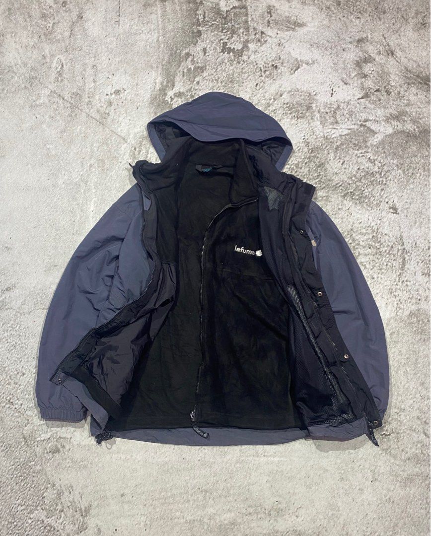 Lafuma outdoor jacket double inner, Fesyen Pria, Pakaian , Baju Luaran di Carousell