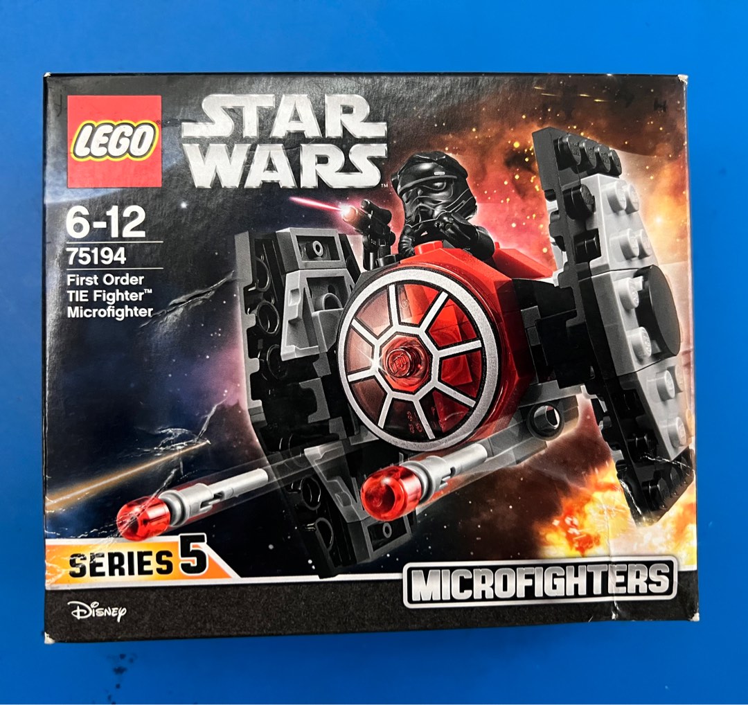 Lego Star Wars 75194 First Order TIE Fighter Micro Fighter, Hobbies ...